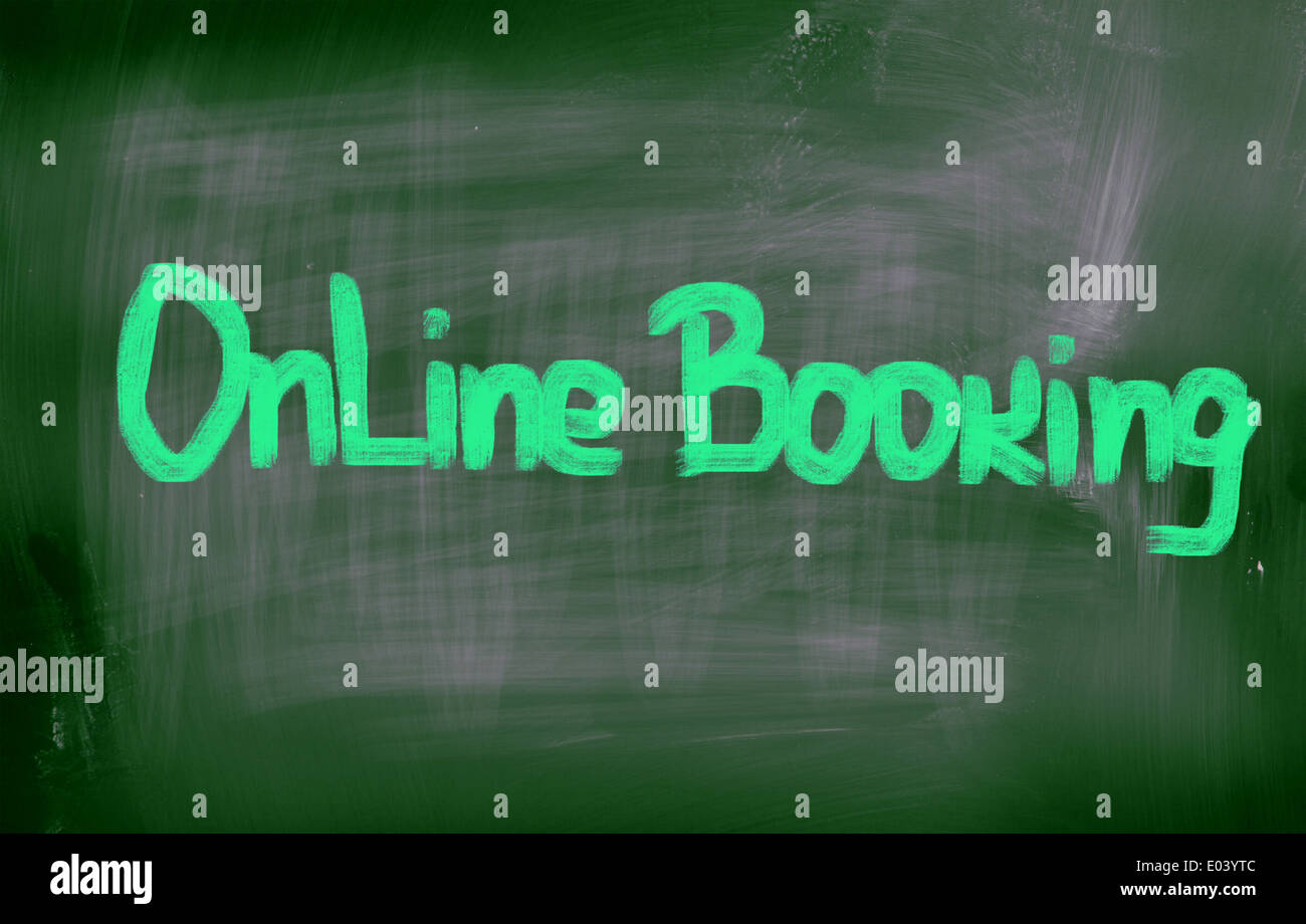 Online Booking Concept Stock Photo - Alamy