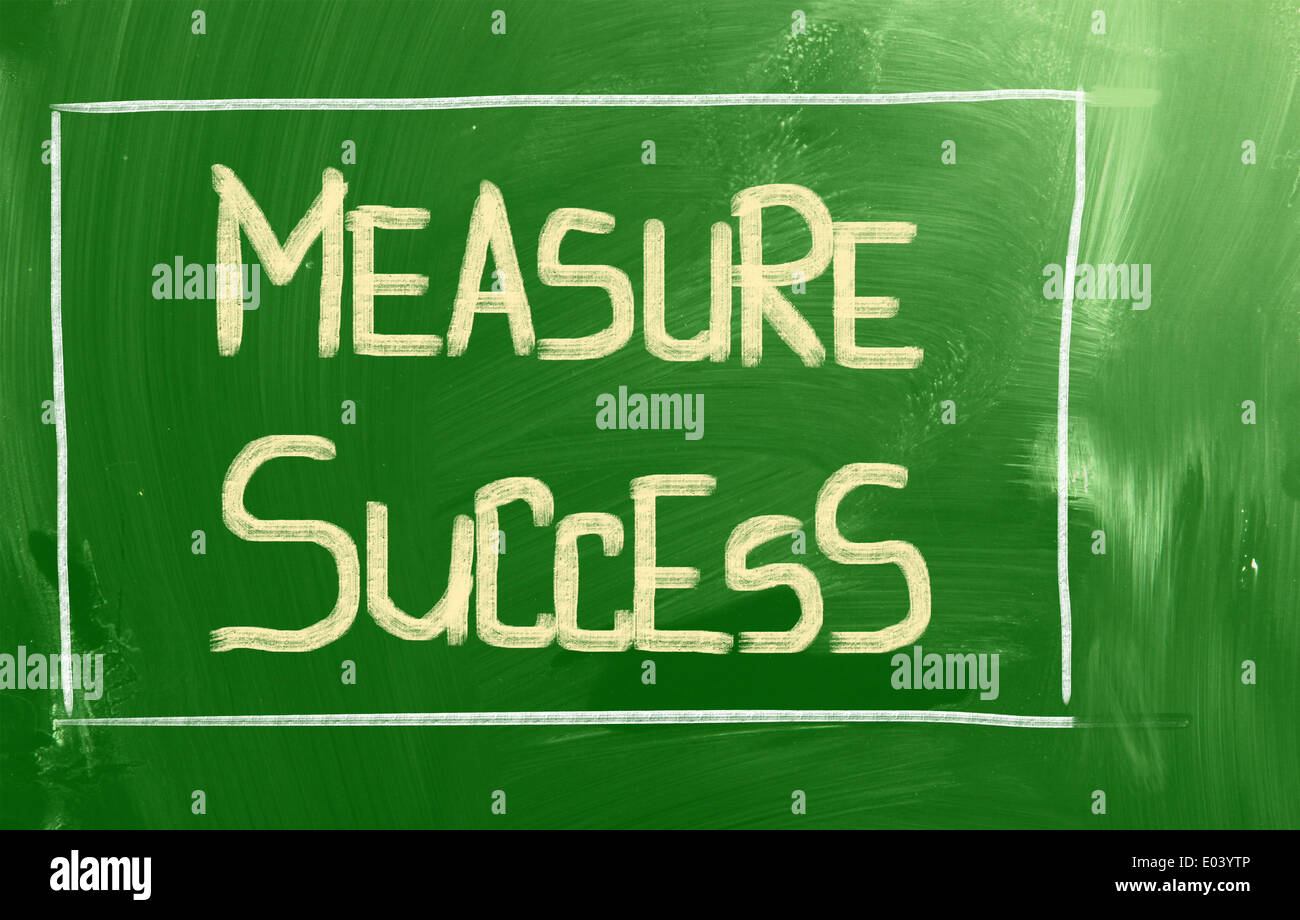Measure Success Concept Stock Photo - Alamy