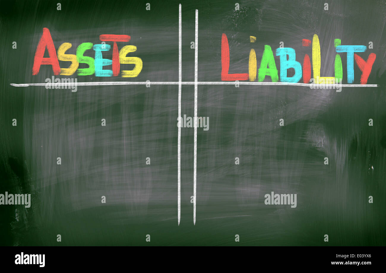 Assets Liability Concept Stock Photo - Alamy