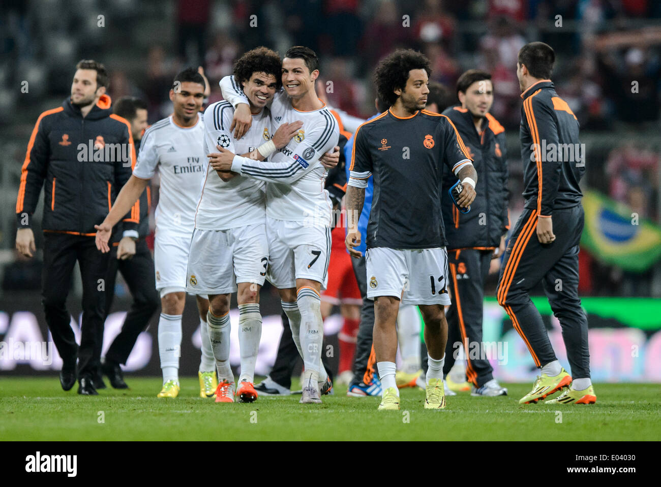 Cristiano ronaldo real madrid pepe hi-res stock photography and images ...