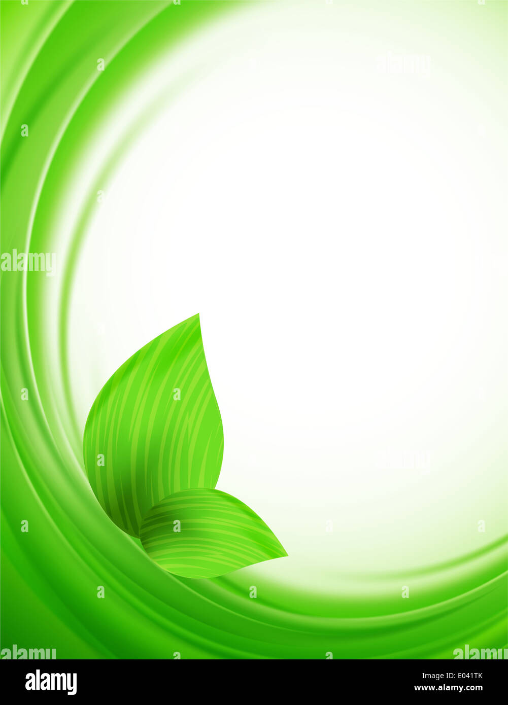 Background with leaves. Abstract illustration Stock Photo - Alamy