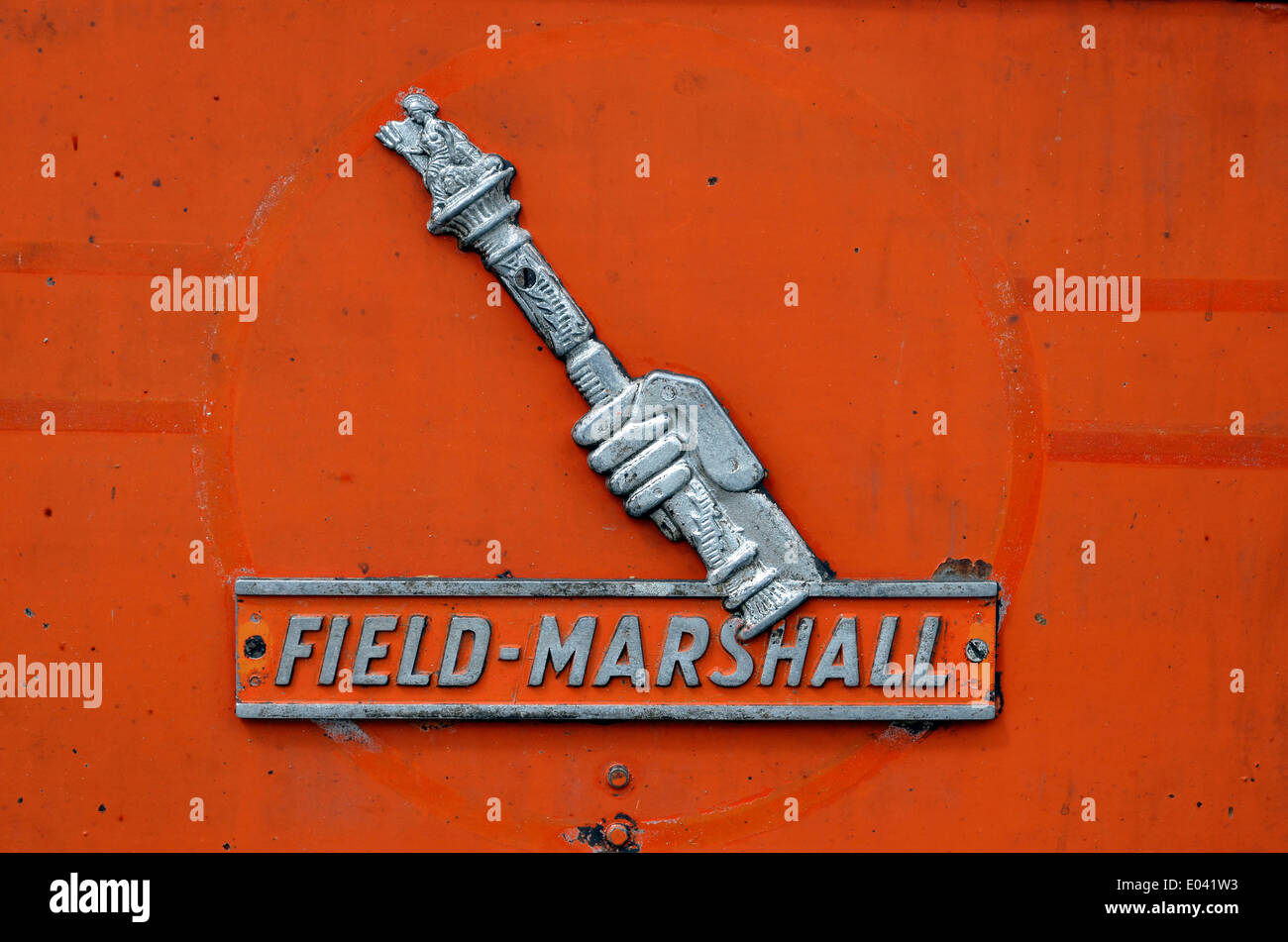 Field Marshall logo on a 1950s farm tractor built by Marshall of ...