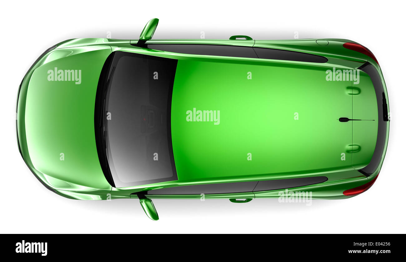 Green car with headlights hi-res stock photography and images - Alamy