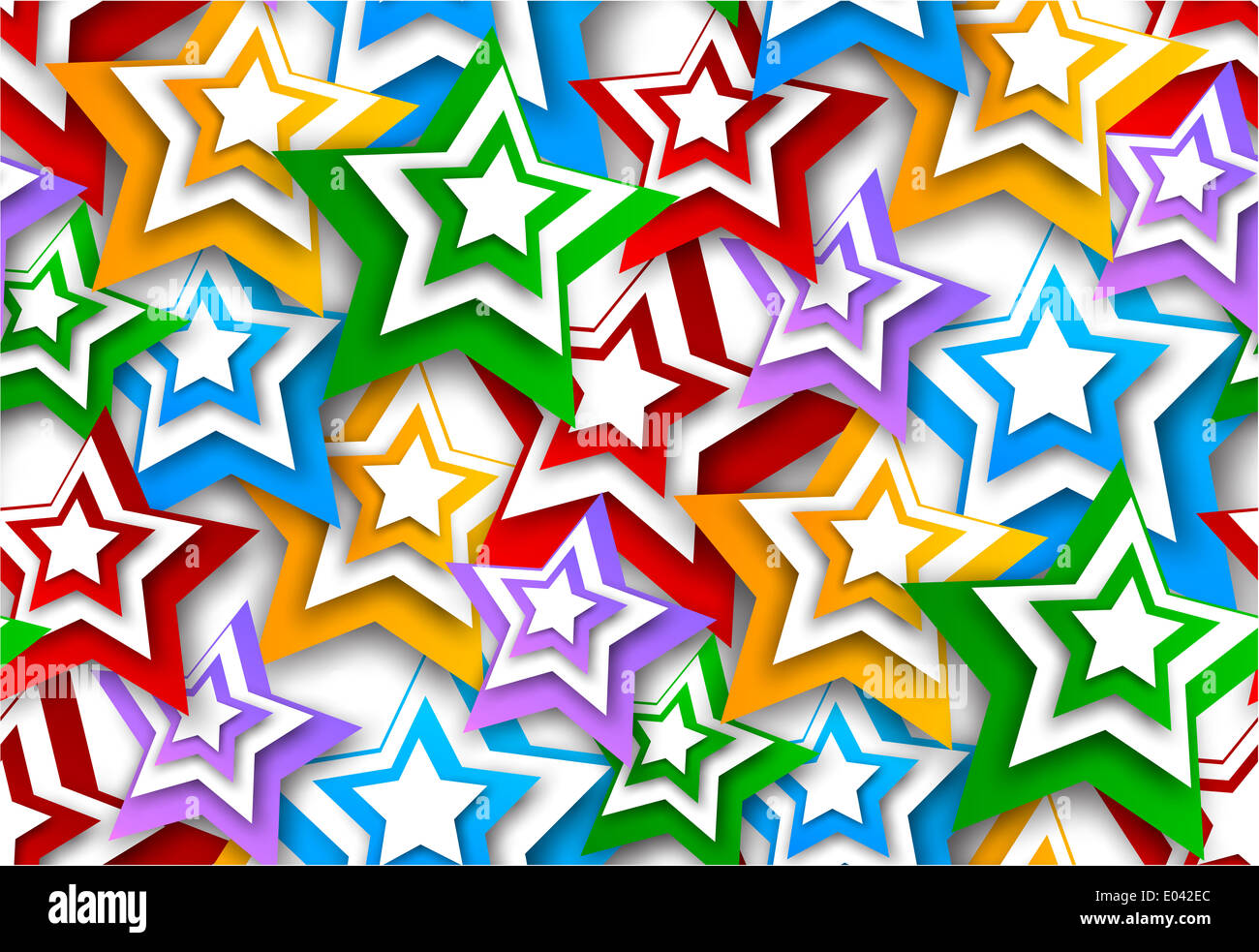Seamless background with stars. Abstract illustration Stock Photo - Alamy