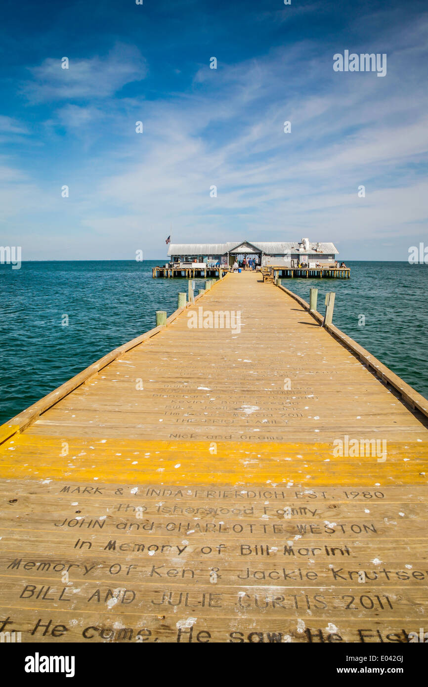 Anna Maria Island City Pier in the Gulf of Mexico FL Stock Photo - Alamy