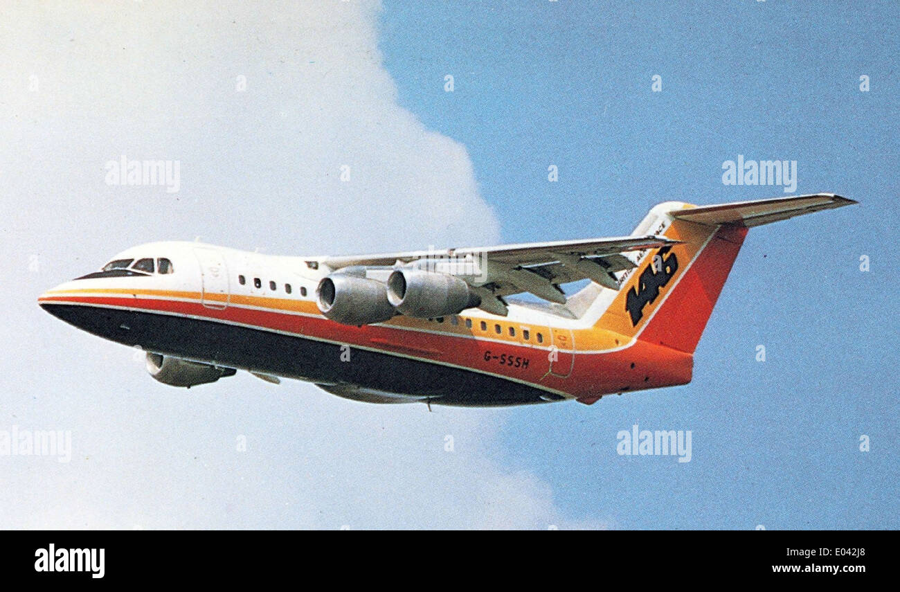 The British Aerospace Bae 146 is a regional jet airliner designed for ...