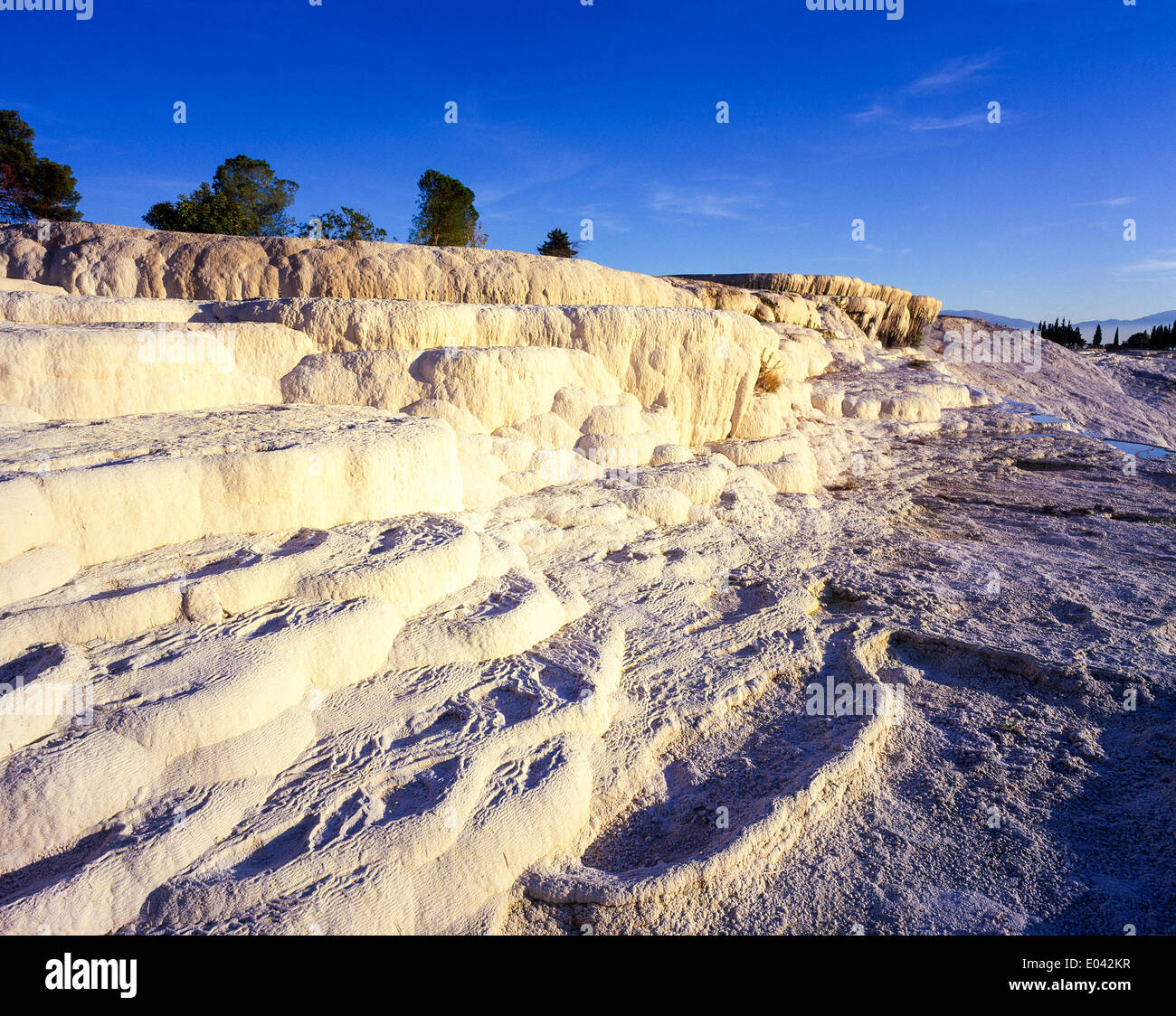 Calcium formations and pools hi-res stock photography and images - Alamy
