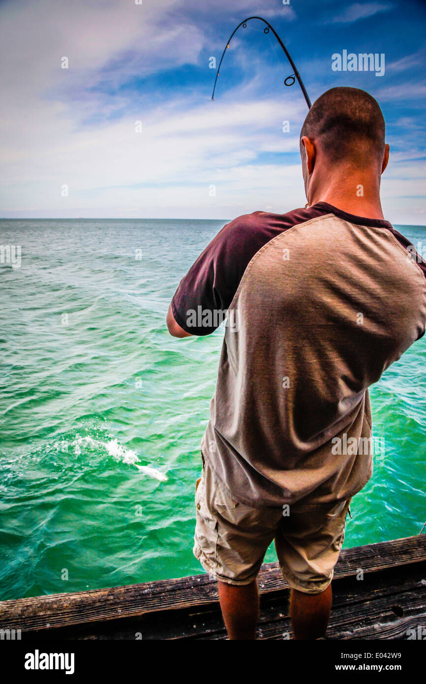Reeling hook hi-res stock photography and images - Alamy