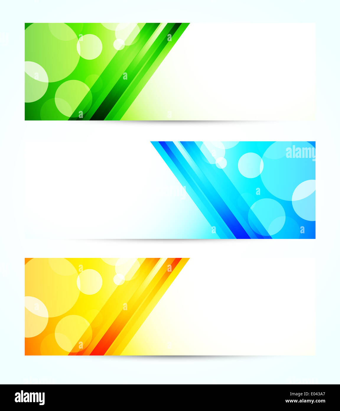 Set of banners. Abstract illustration Stock Photo - Alamy