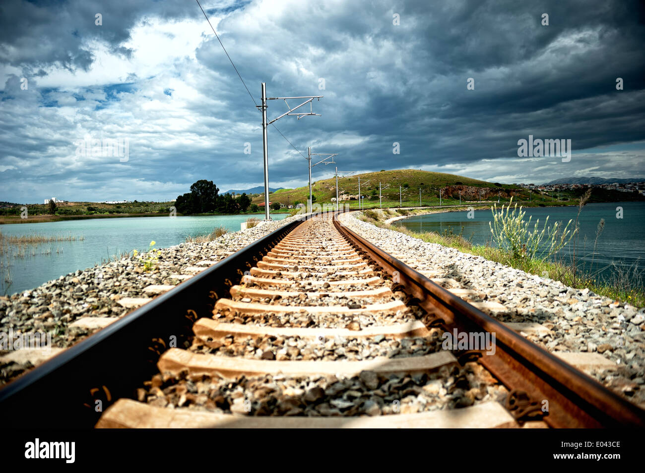 Beautiful railway tracks hi-res stock photography and images - Alamy