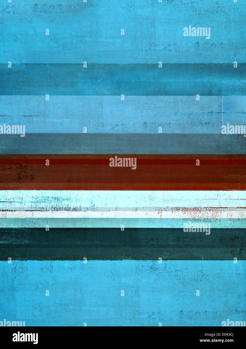 Red, White and Blue Abstract Art Painting Stock Photo - Alamy