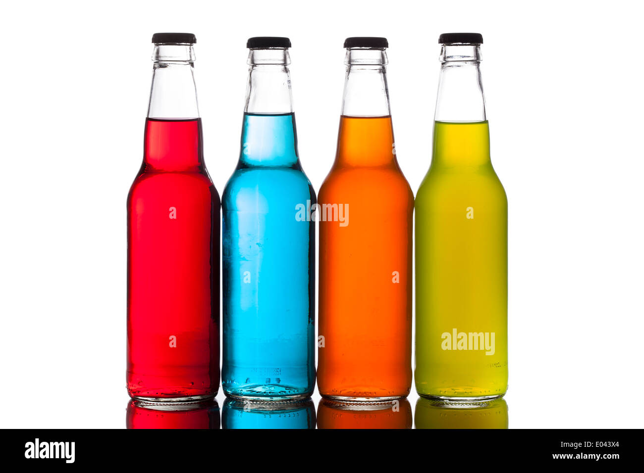 Assorted Organic Craft Sodas with Cane Sugar Stock Photo - Alamy