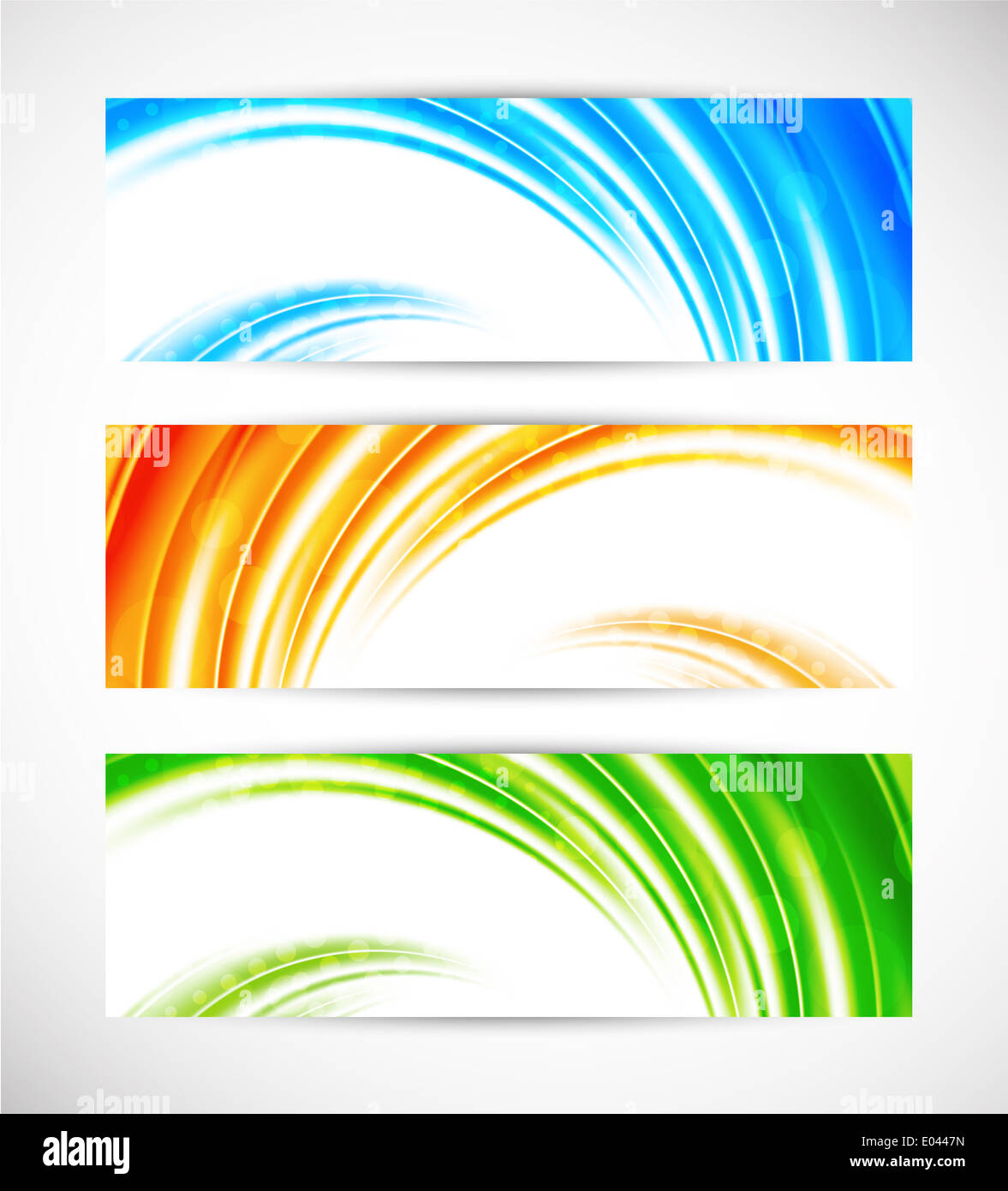 Collection of bright banners. Abstract colorful set Stock Photo - Alamy