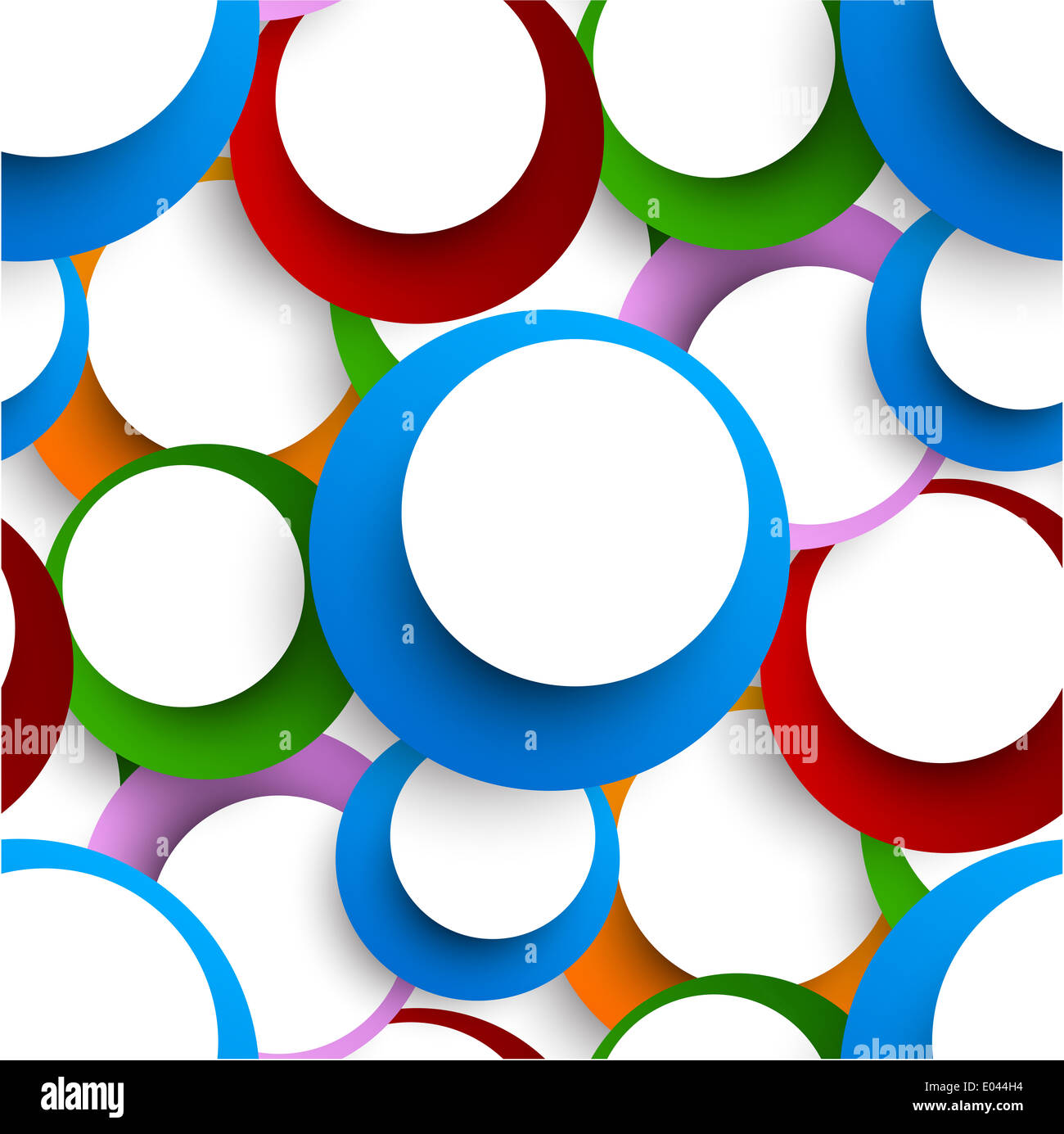 Abstract seamless background with circles. Bright background Stock ...