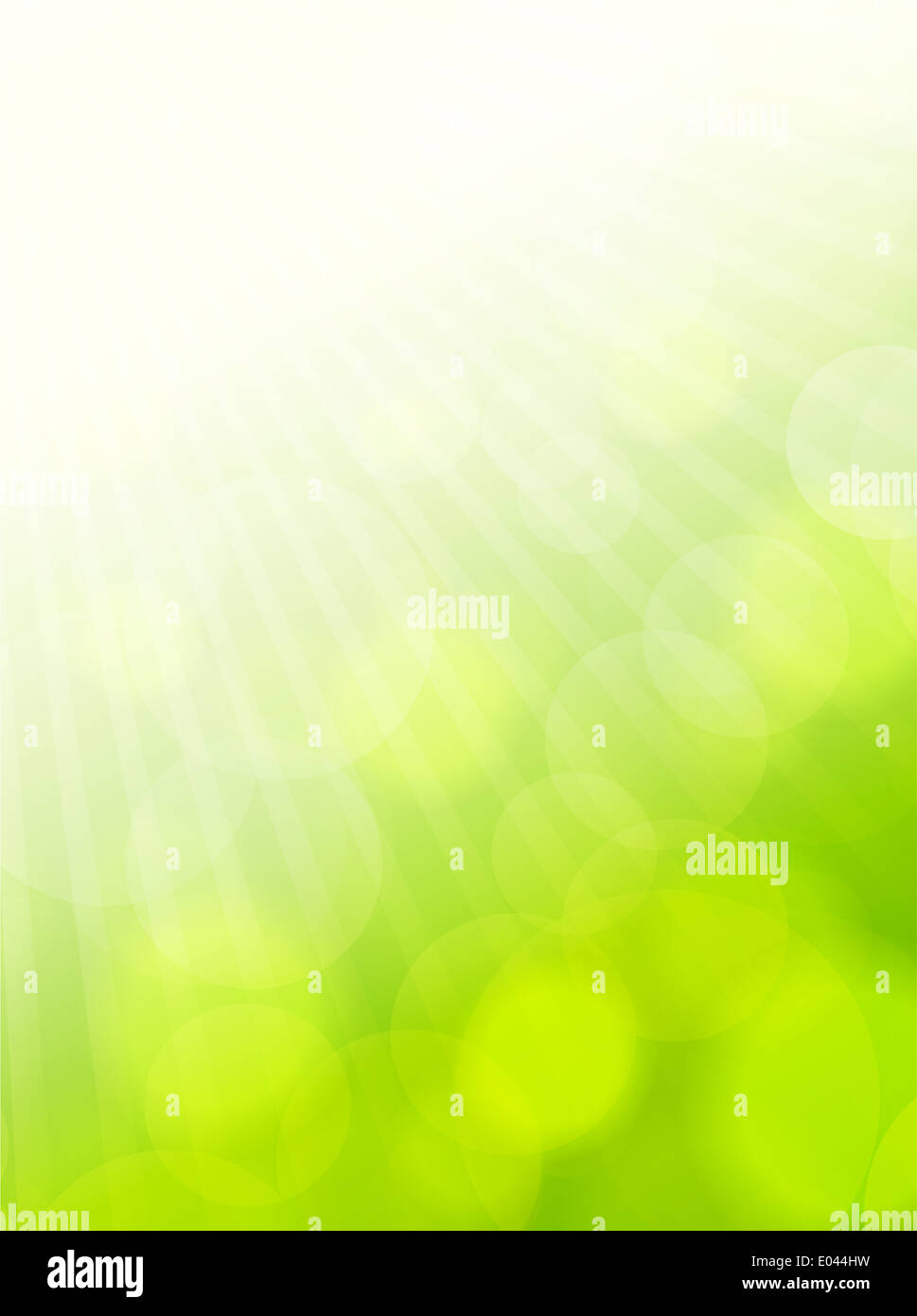 Spring background in green color. Abstract illustration Stock Photo - Alamy