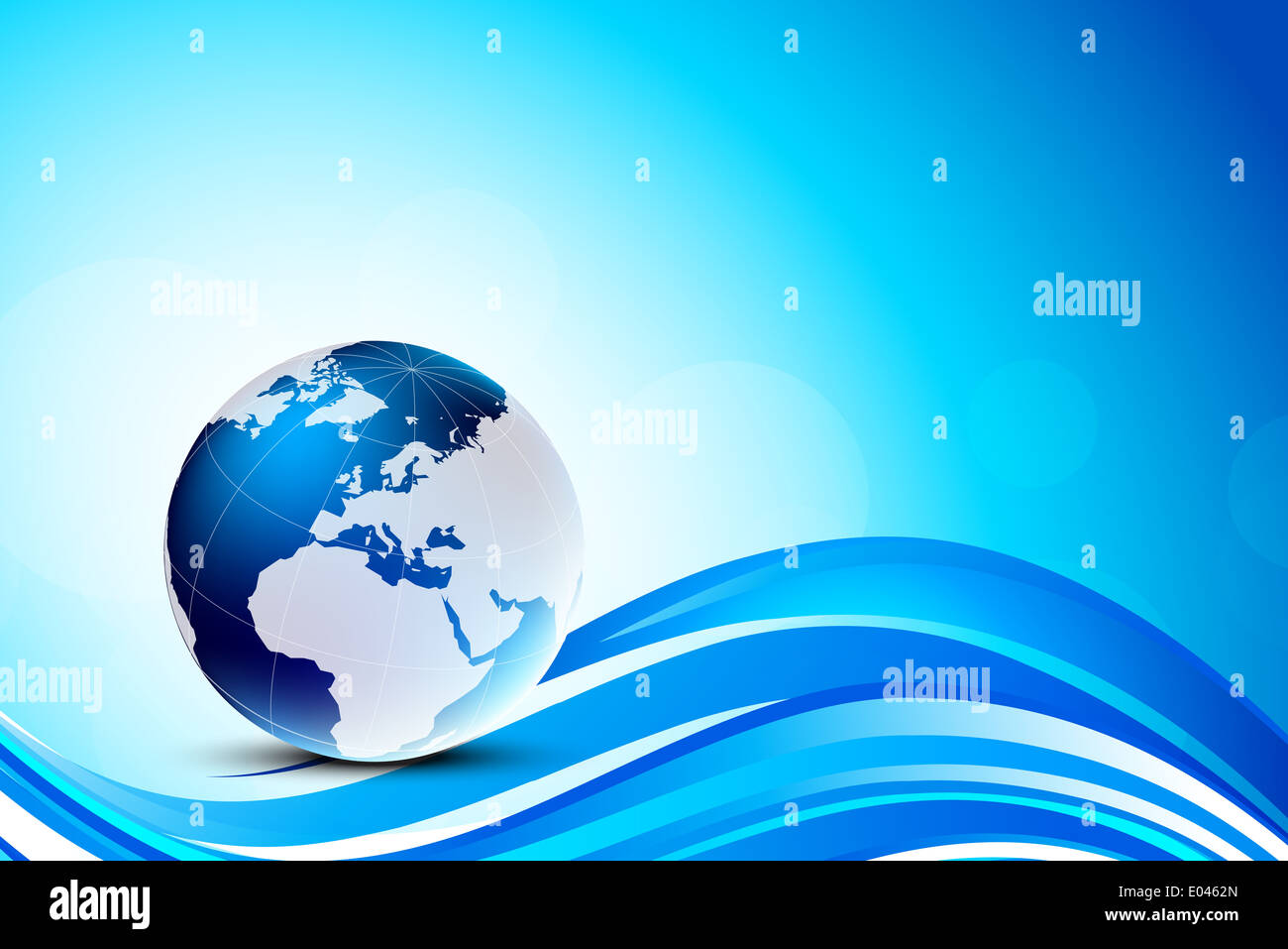 Background with globe. Abstract tech illustration Stock Photo - Alamy