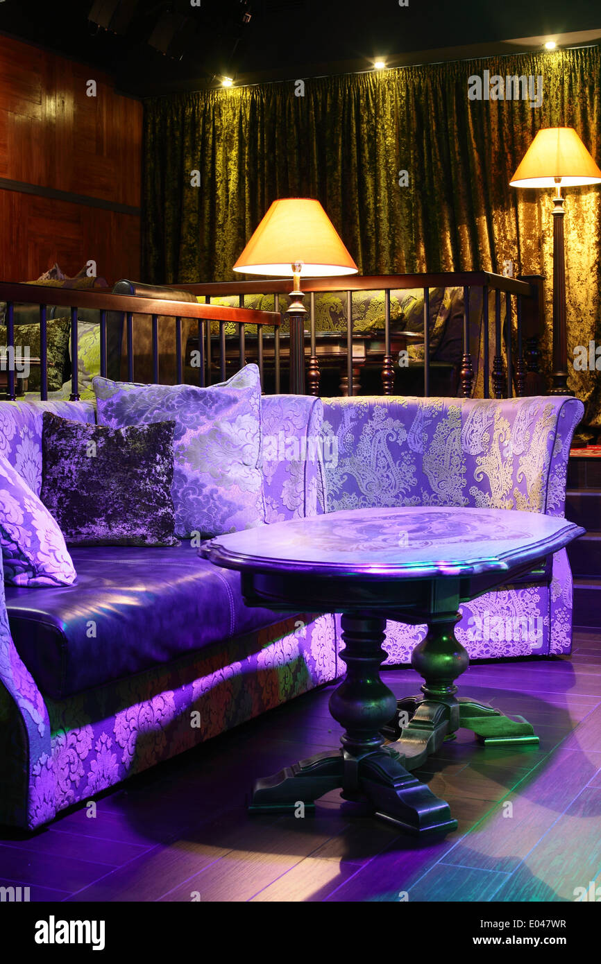 new and clean luxury night club in european style Stock Photo - Alamy
