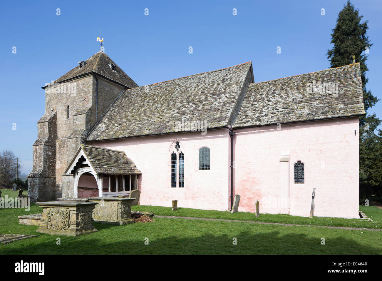 St Mary's Church, Kempley , Gloucestershire , England, UK Stock Photo ...