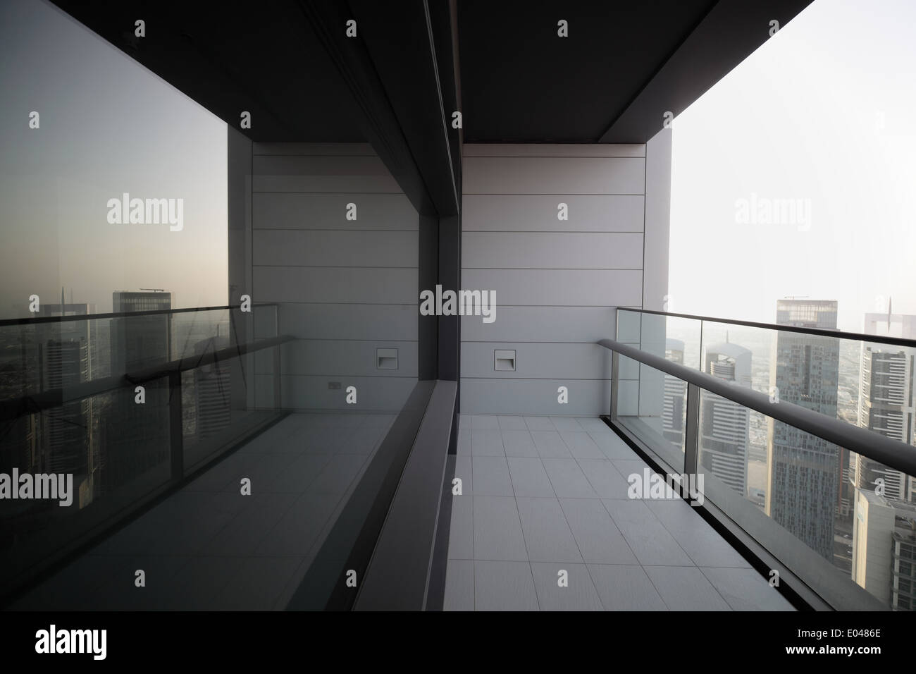 high end balcony in downtown of dubai Stock Photo - Alamy
