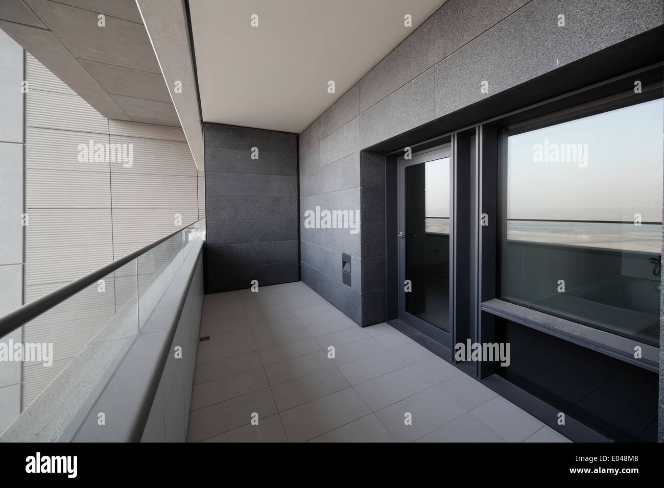 high end balcony in downtown of dubai Stock Photo - Alamy