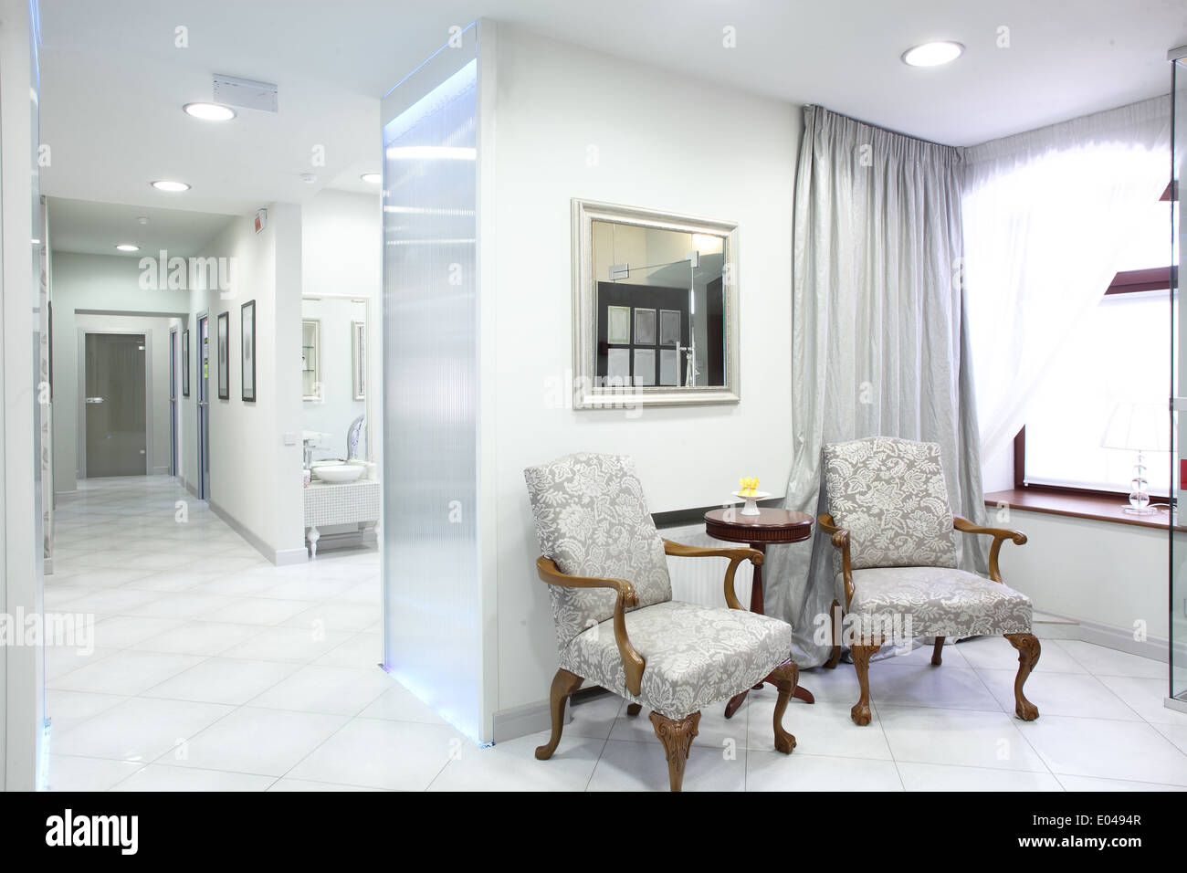 brand new and empty european luxury medical clinic Stock Photo - Alamy