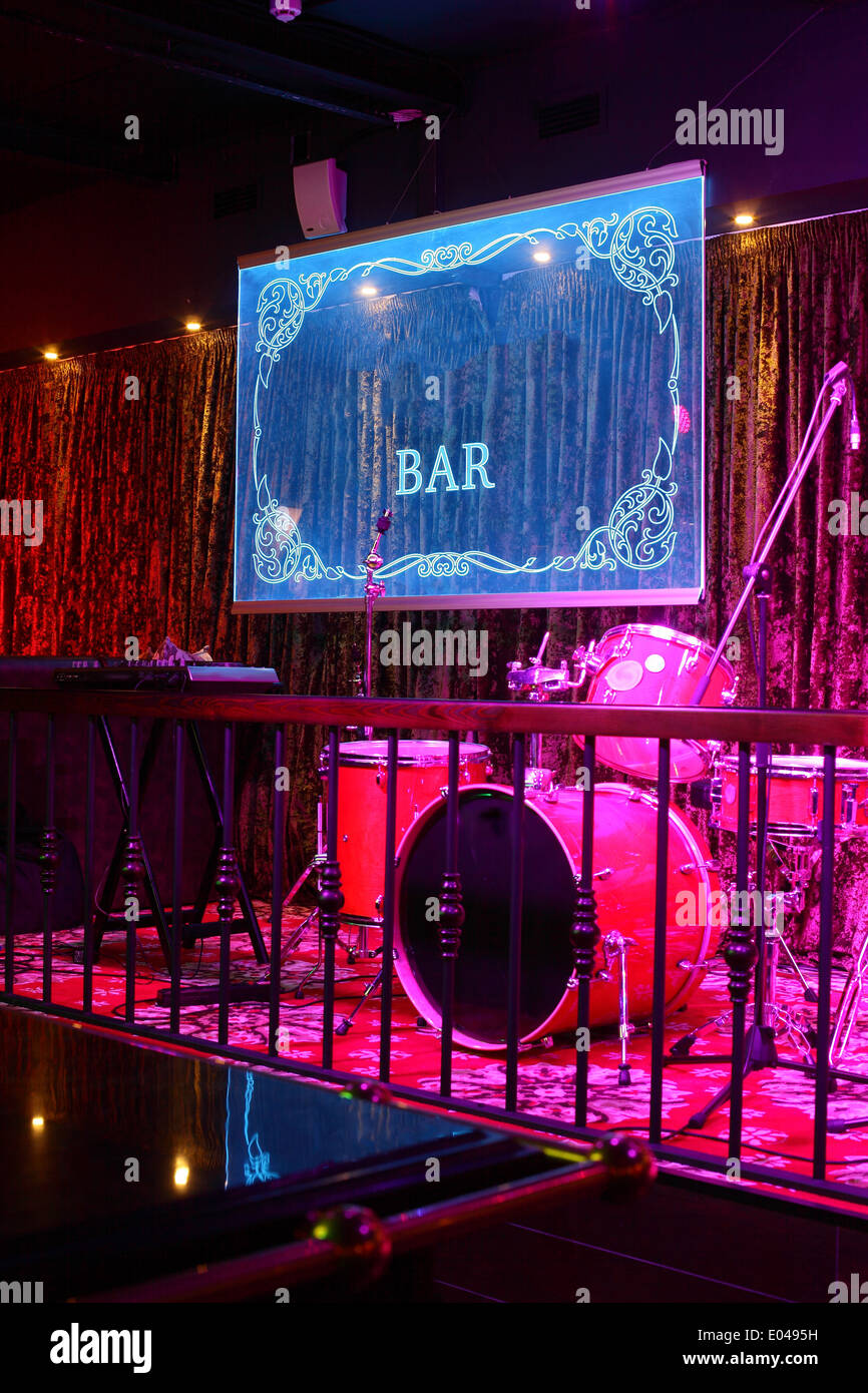 new and clean luxury night club in european style Stock Photo - Alamy