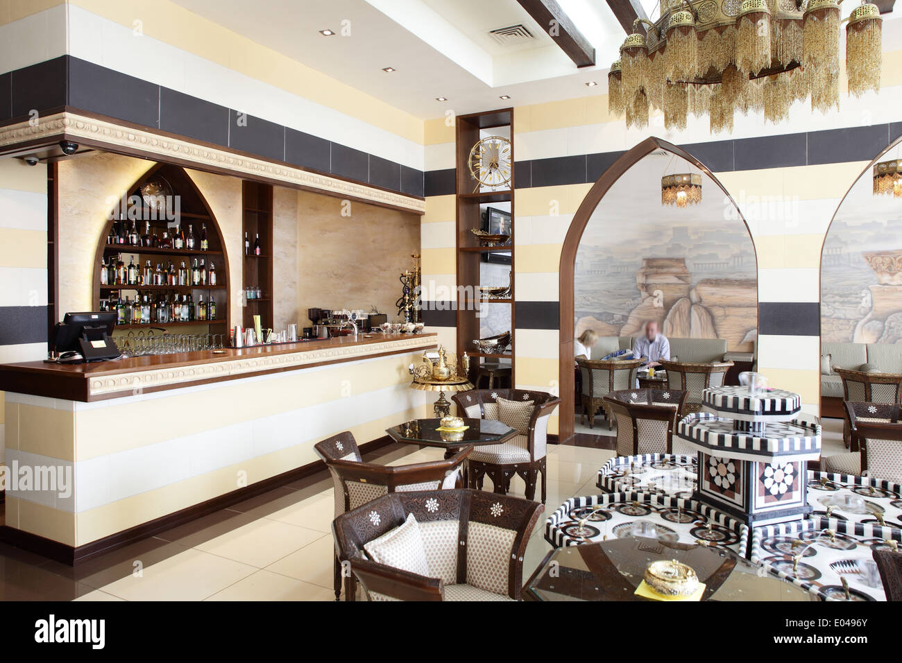 new and clean luxury restaurant in european style Stock Photo - Alamy