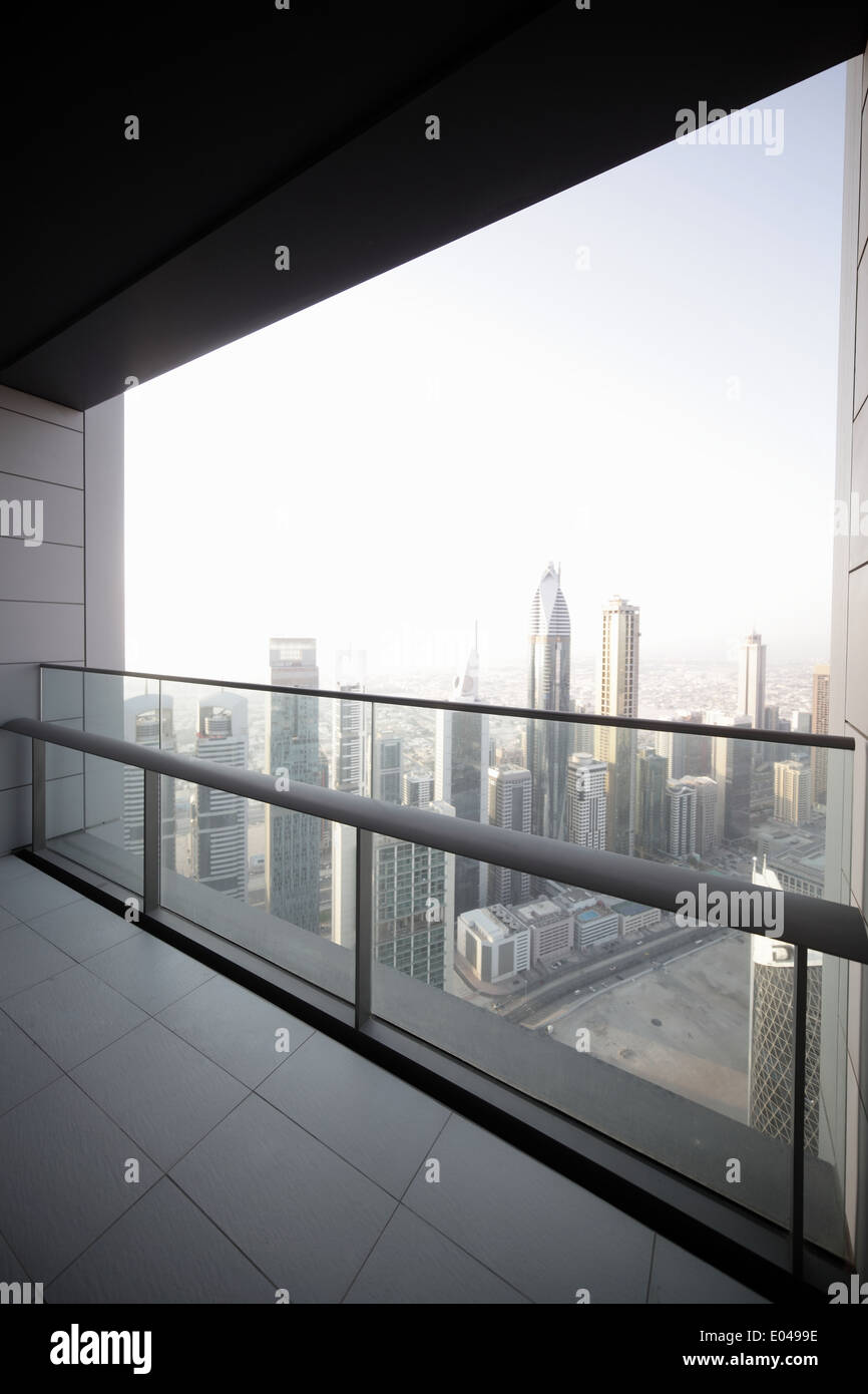 high end balcony in downtown of dubai Stock Photo - Alamy