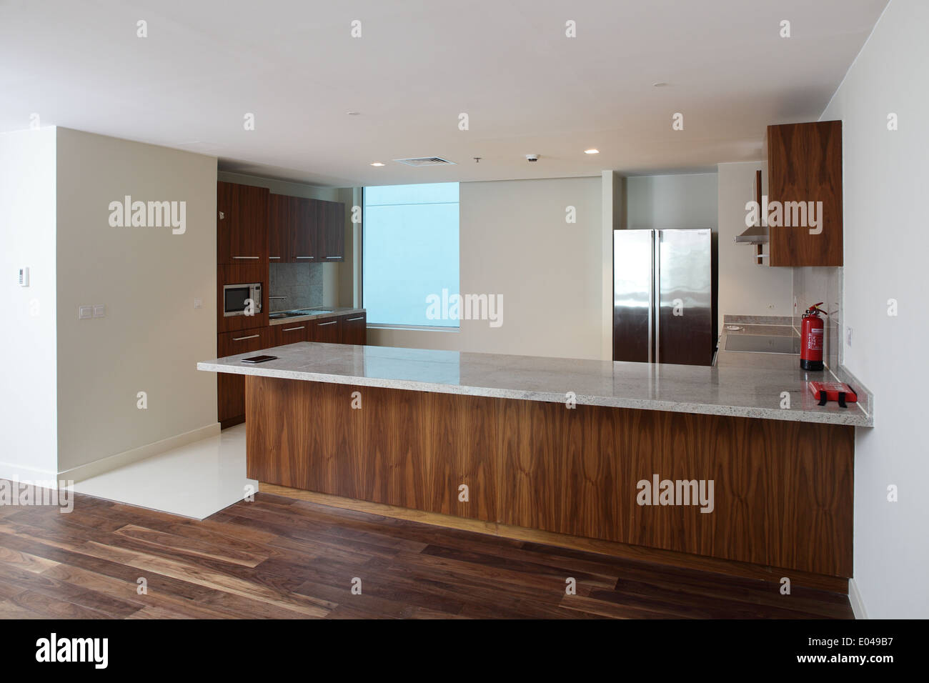 luxury and very clean empty european kitchen Stock Photo - Alamy