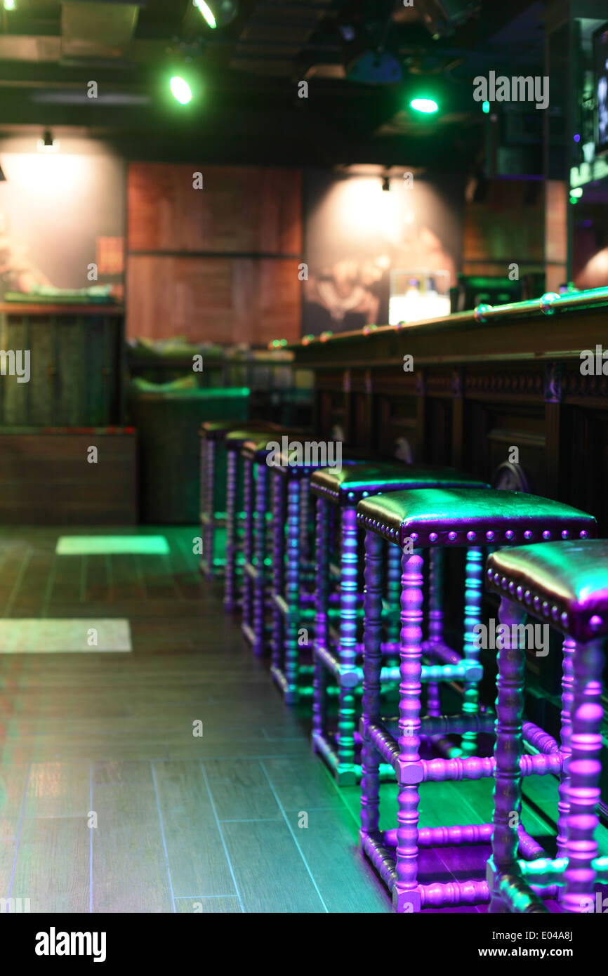 new and clean luxury night club in european style Stock Photo - Alamy
