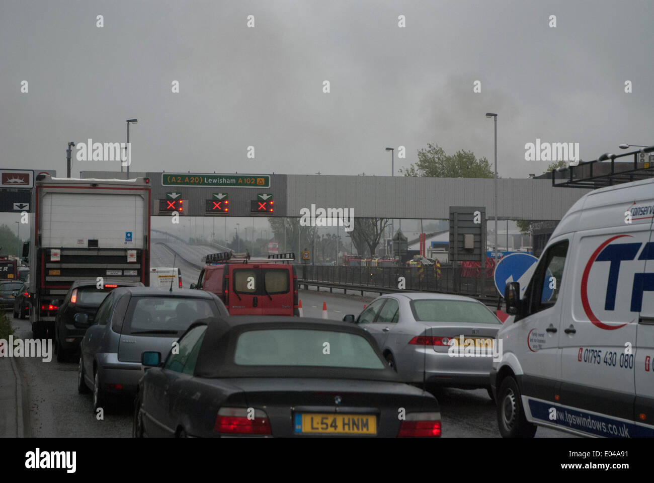Blackwall tunnel fire hi-res stock photography and images - Alamy