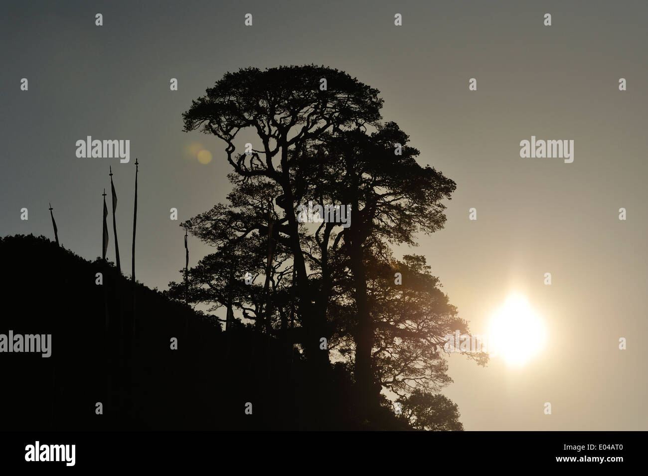 Bhutan sunset hi-res stock photography and images - Alamy
