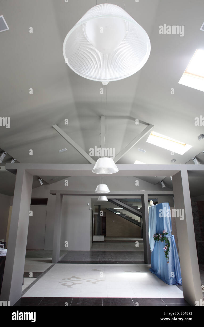 luxury and very clean empty european room Stock Photo - Alamy