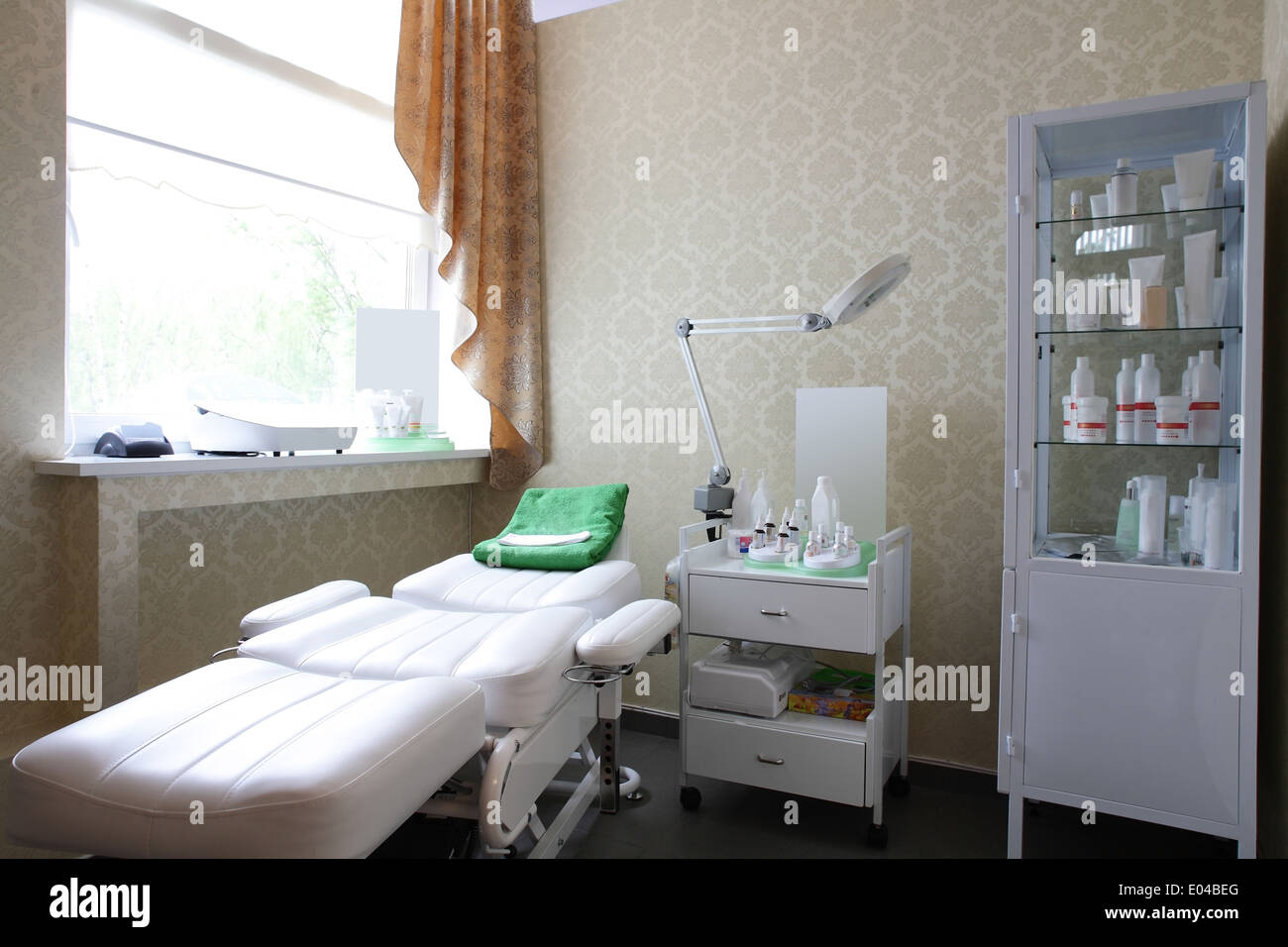 luxury and very clean massage room in european style Stock Photo - Alamy