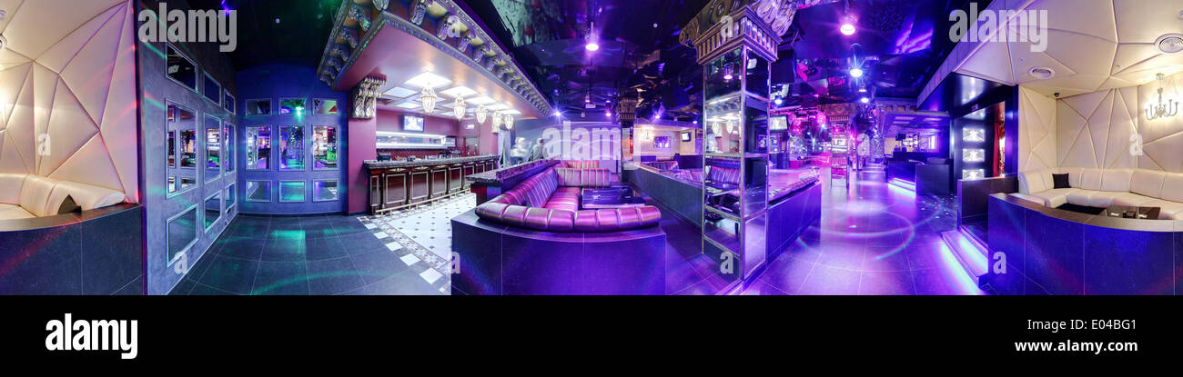 new and clean luxury night club in european style Stock Photo - Alamy