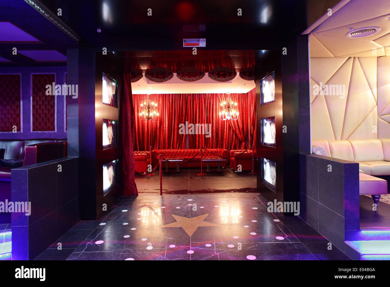 new and clean luxury night club in european style Stock Photo - Alamy
