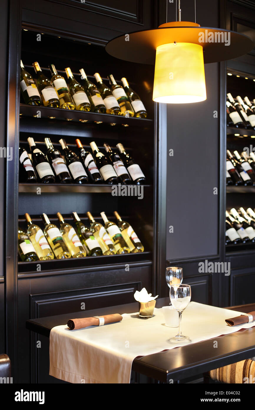 new and clean luxury restaurant in european style Stock Photo - Alamy