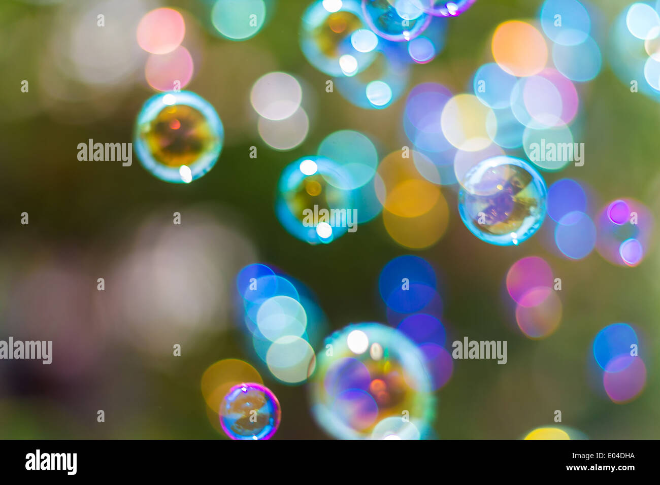 Colorful soap bubbles #1 Stock Photo - Alamy