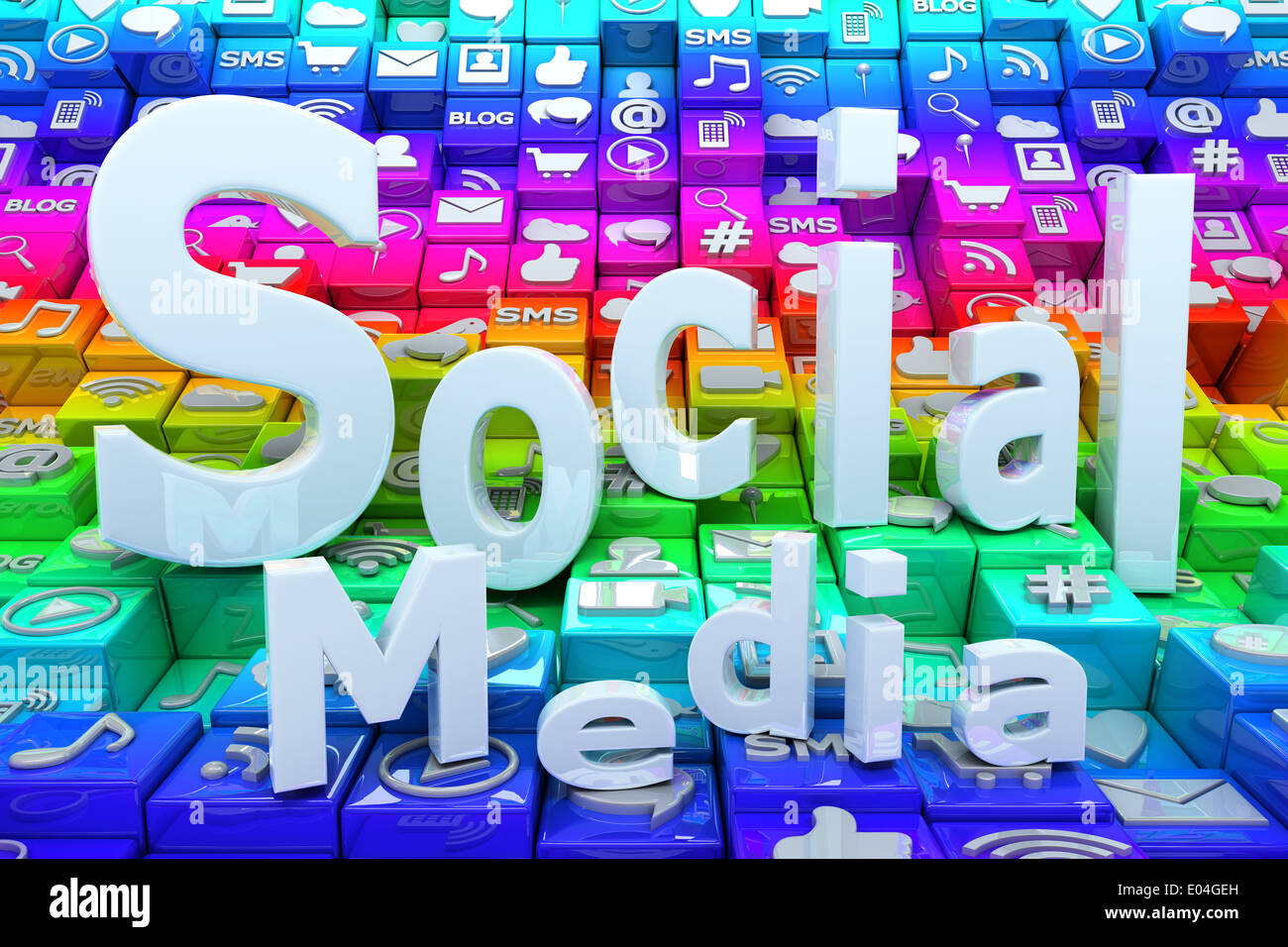 Social media background Stock Photo - Alamy