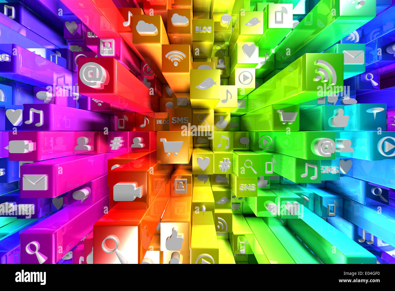 Social media background Stock Photo - Alamy
