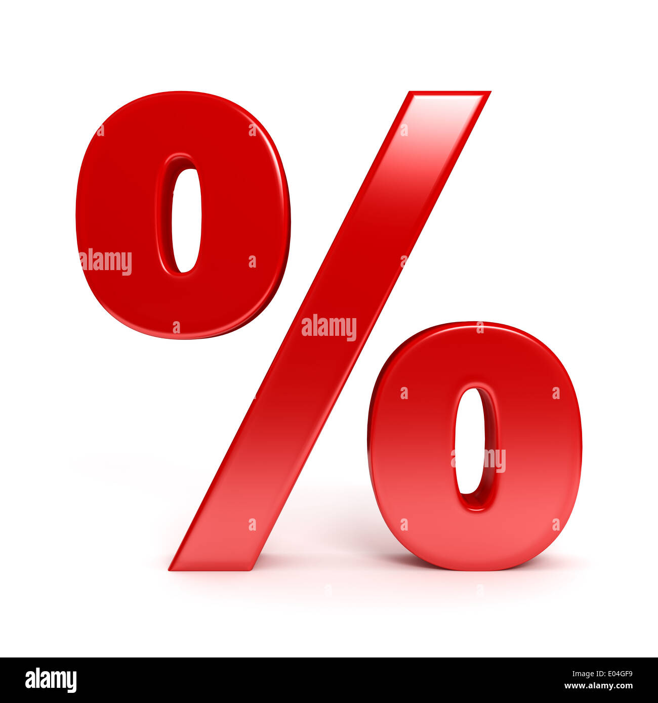Red percent sign Stock Photo - Alamy