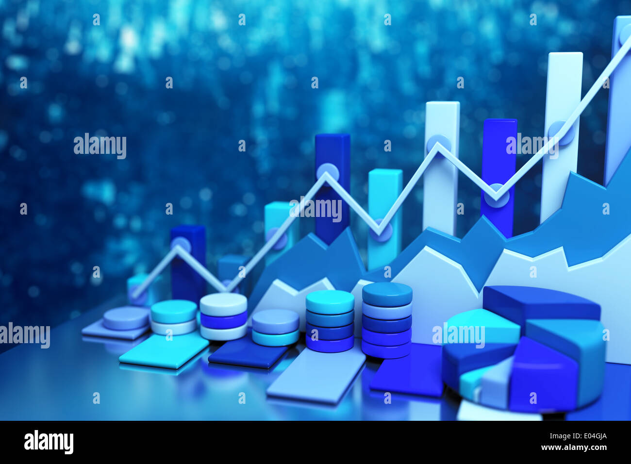 Business chart background Stock Photo - Alamy