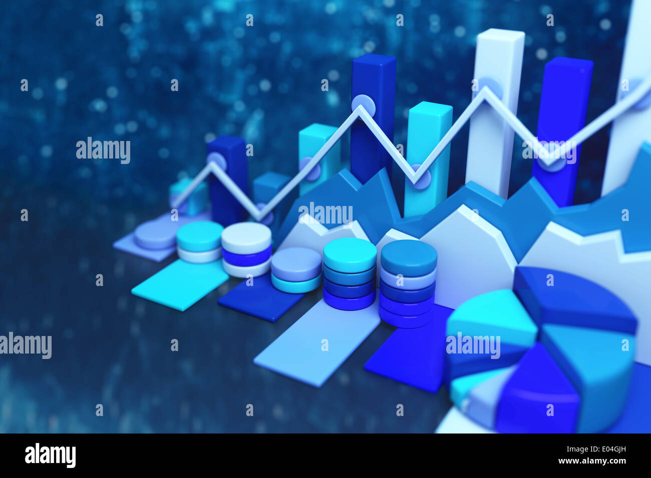 Business chart background Stock Photo - Alamy