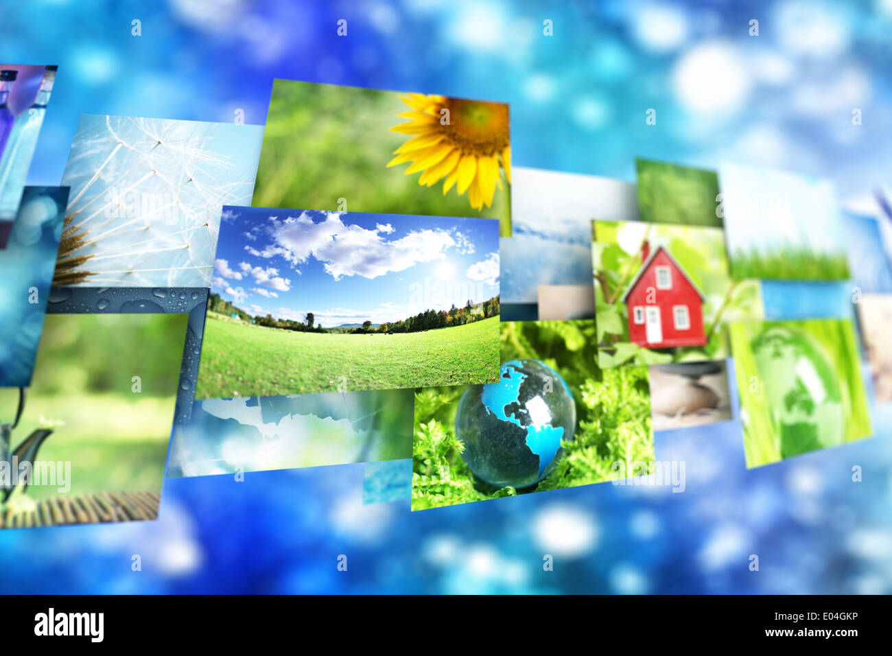 Collage of images background Stock Photo - Alamy