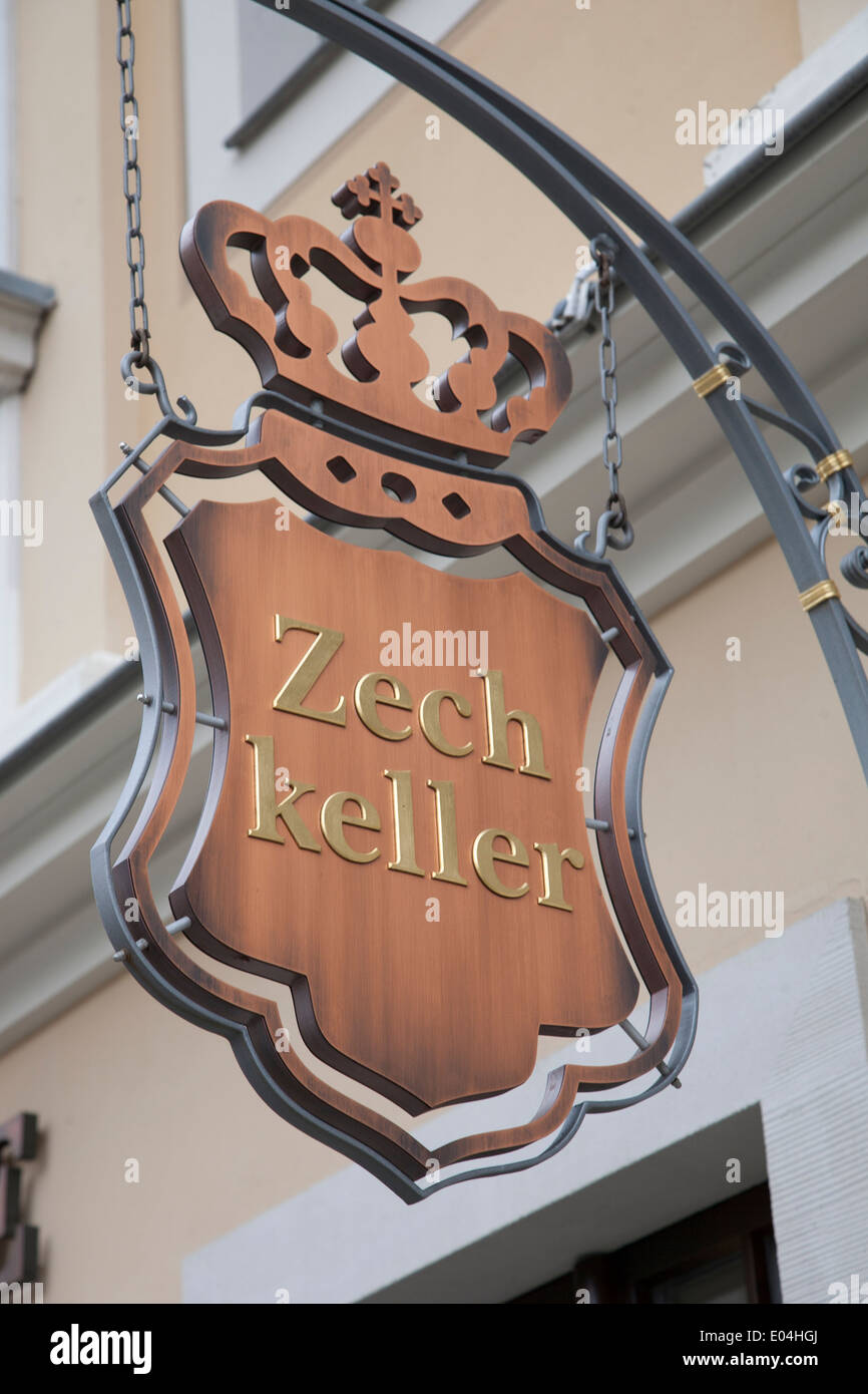 Zech Keller Sign, Dresden, Germany, Europe Stock Photo - Alamy