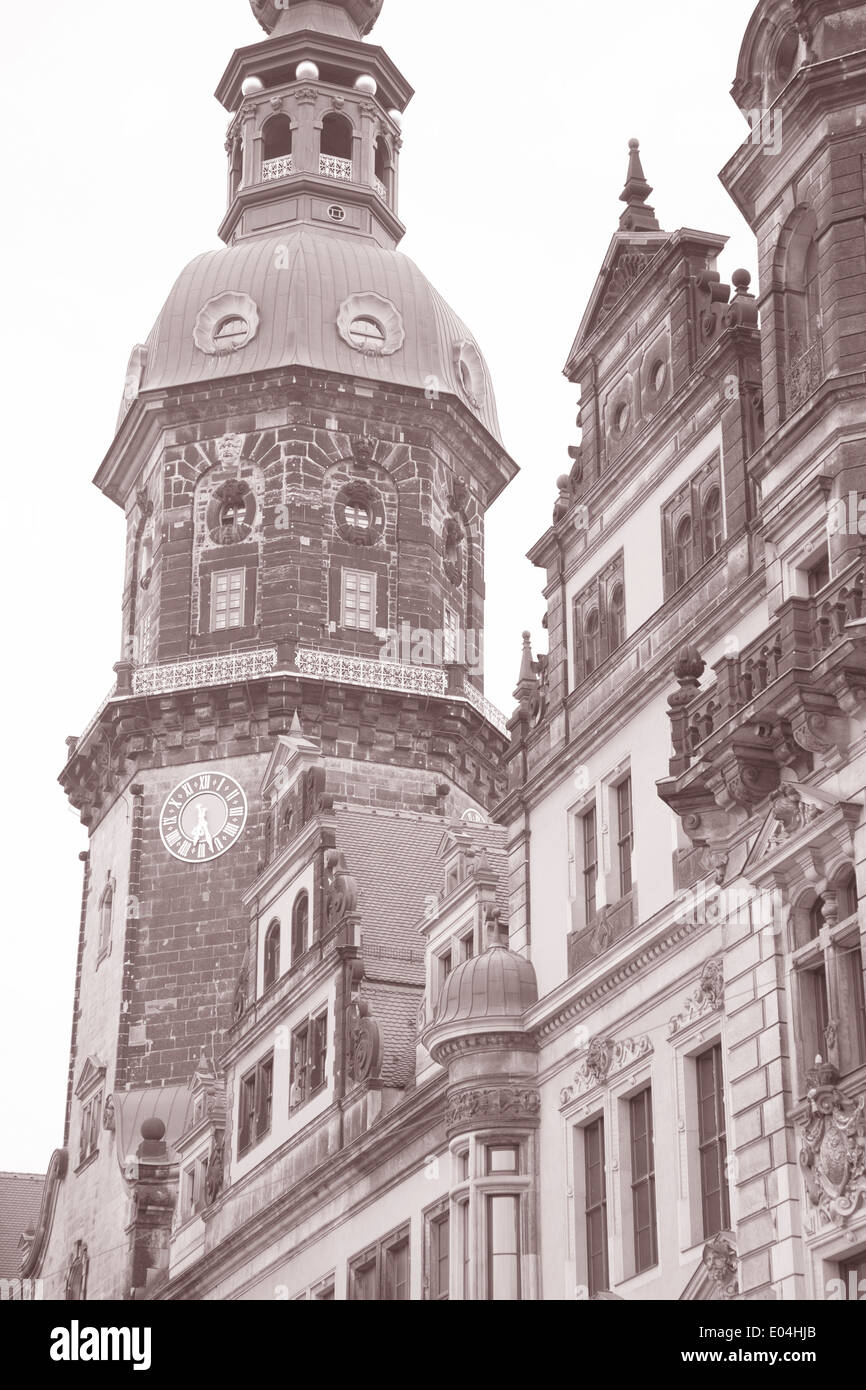 Sepia castle hi-res stock photography and images - Alamy