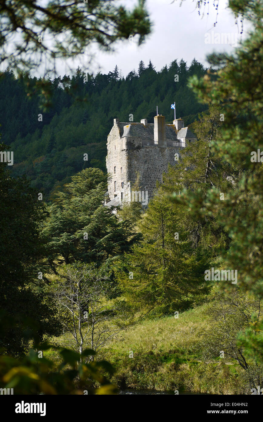View of Neidpath Castle Stock Photo - Alamy