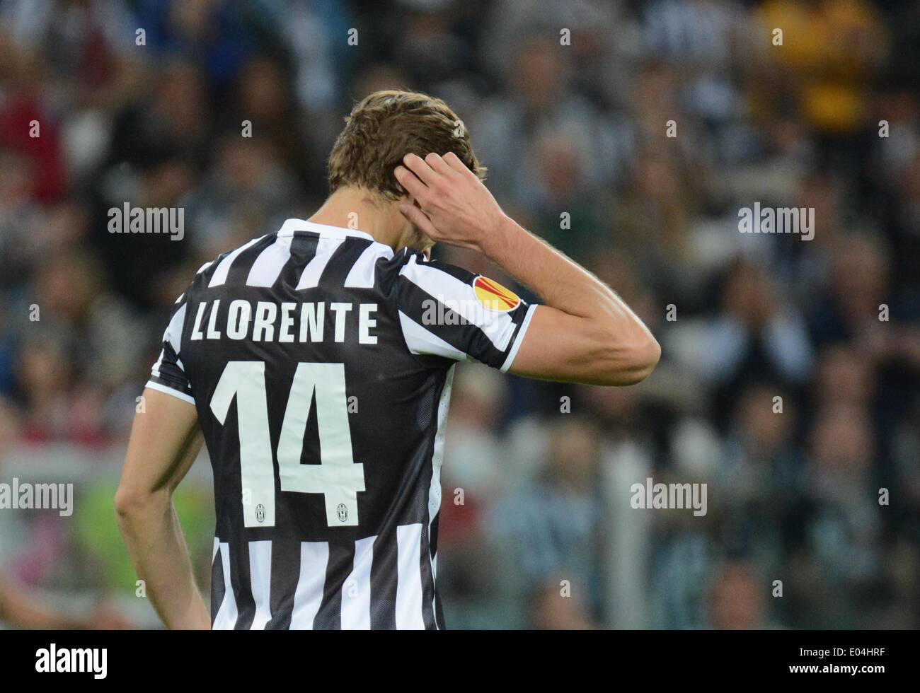 Turin, Italy. 1st May, 2014. Fernando Llorente of Juventus during the ...
