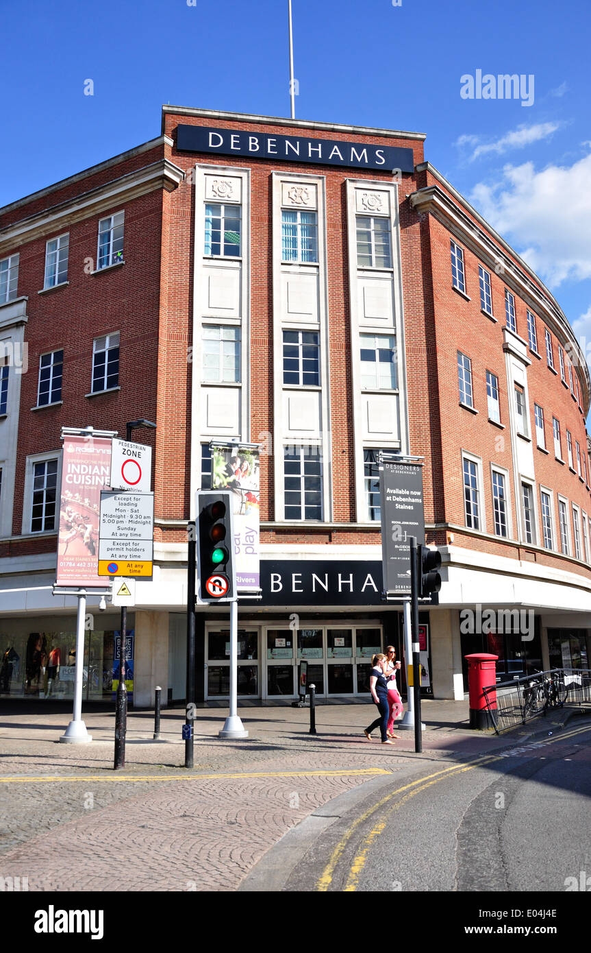 Debenhams department store, High Street, Staines-upon-Thames, Surrey ...