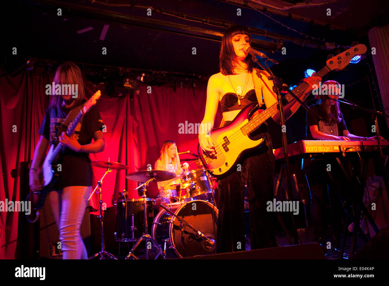 Indie Girl Band Playing Indie Girl